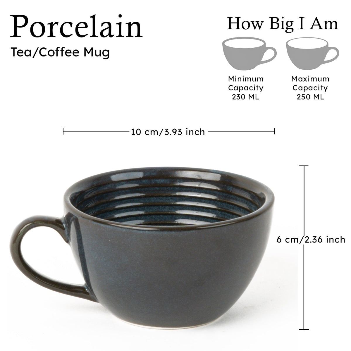 Aliyah Porcelain | Set of 1 | Cup and Saucer Set – Bodhi House